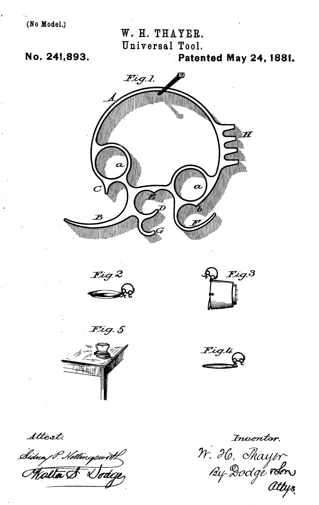 Thayer’s Universal Tool | TRIVETOLOGY