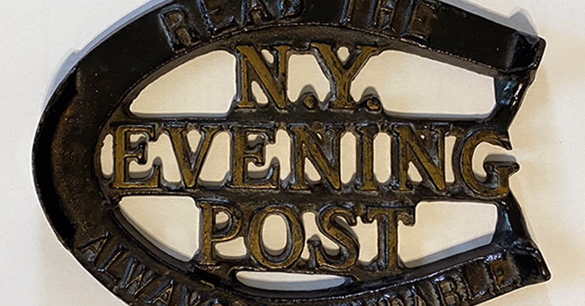N. Y. Evening Post horseshoe | TRIVETOLOGY